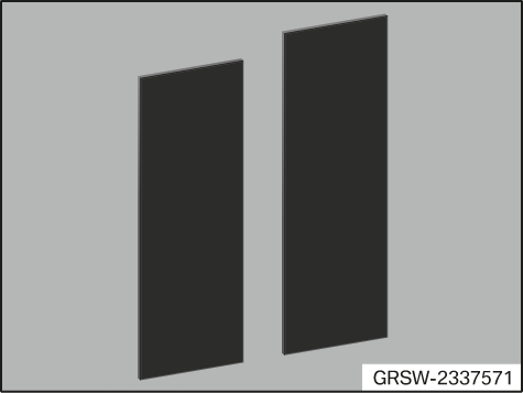 Rear panel (2-piece, per cabinet)